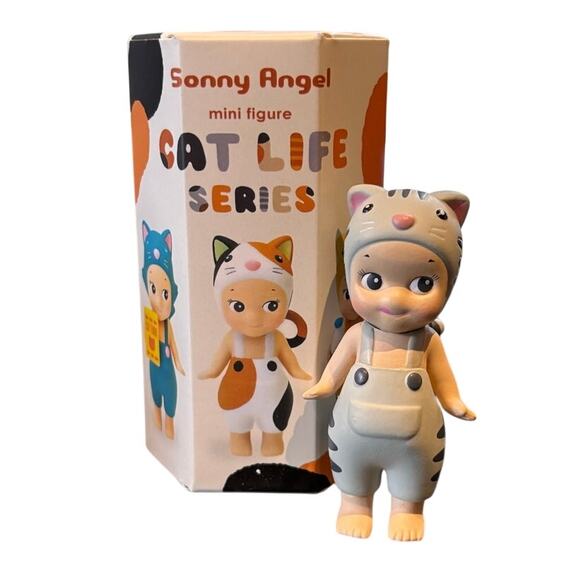 Sonny Angel | Toys | New Silver Tabby Cat Sonny Angel 223 Cat Life ...